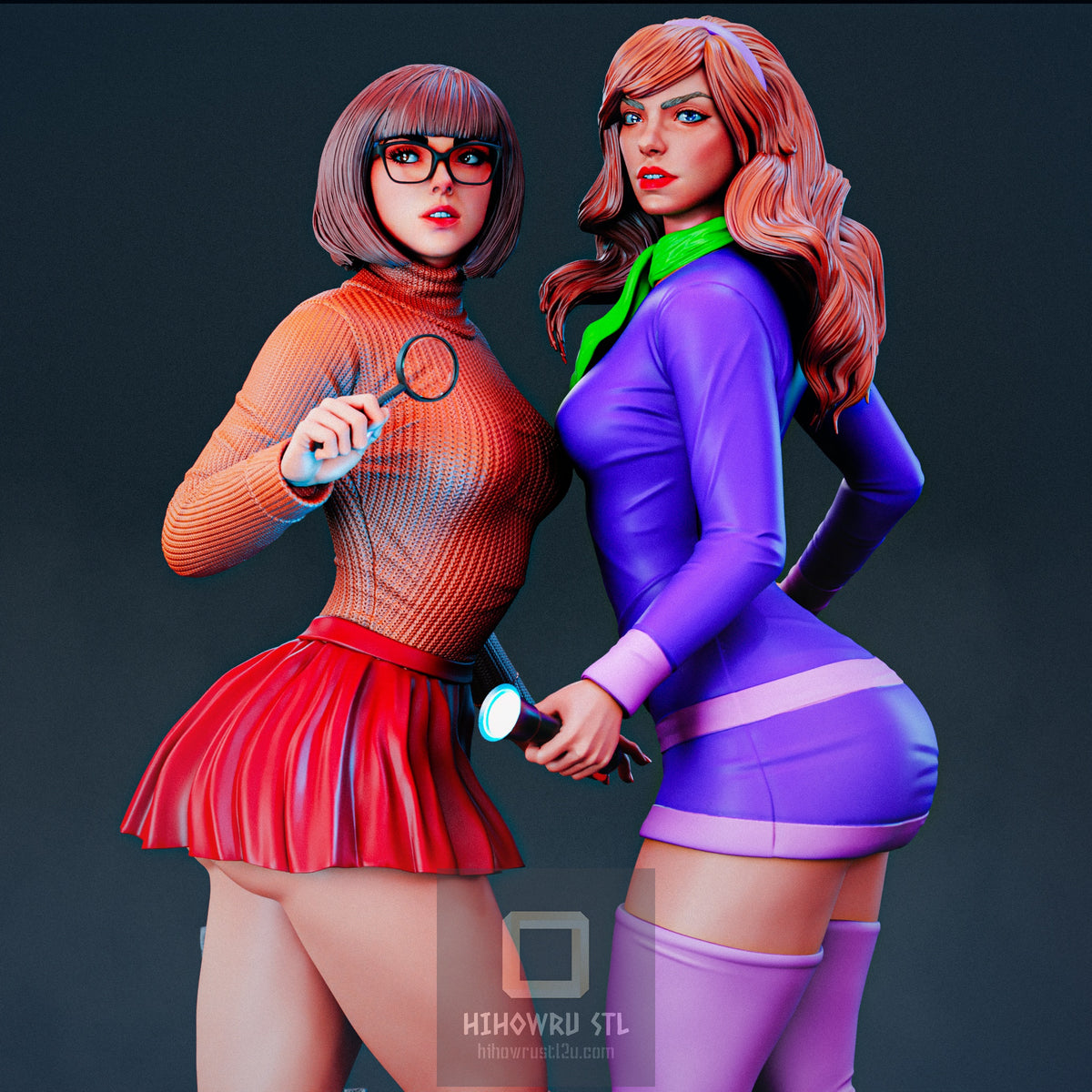 4551 Daphne And Velma Nsfw Scooby Doo Stl 3d Print Files My Stl