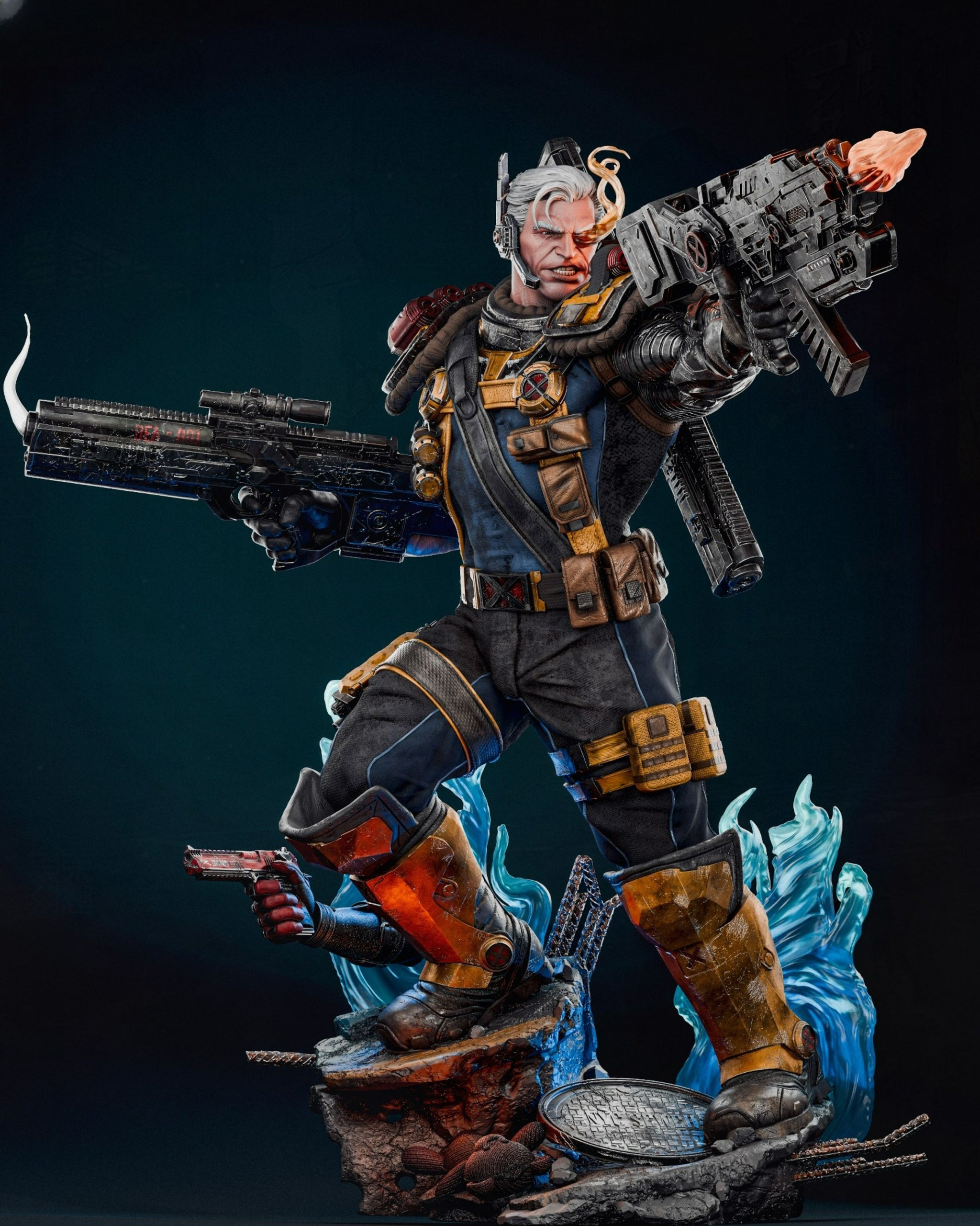 2866 Cable - Marvel Comics - STL 3D Print Files – My Stl