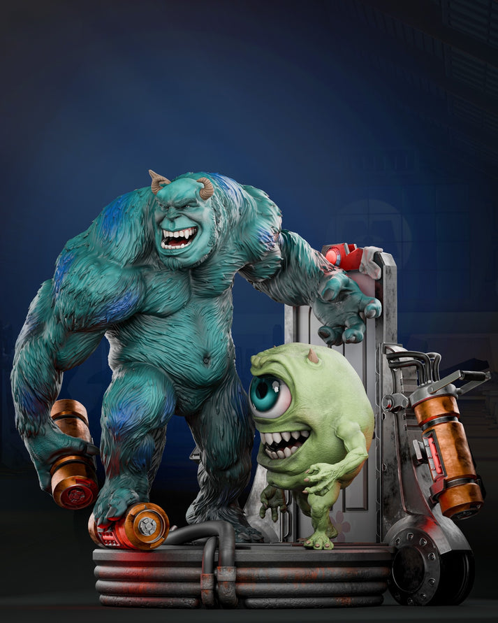 3216 Mike And Sully - Monsters, Inc. - STL 3D Print Files – My Stl