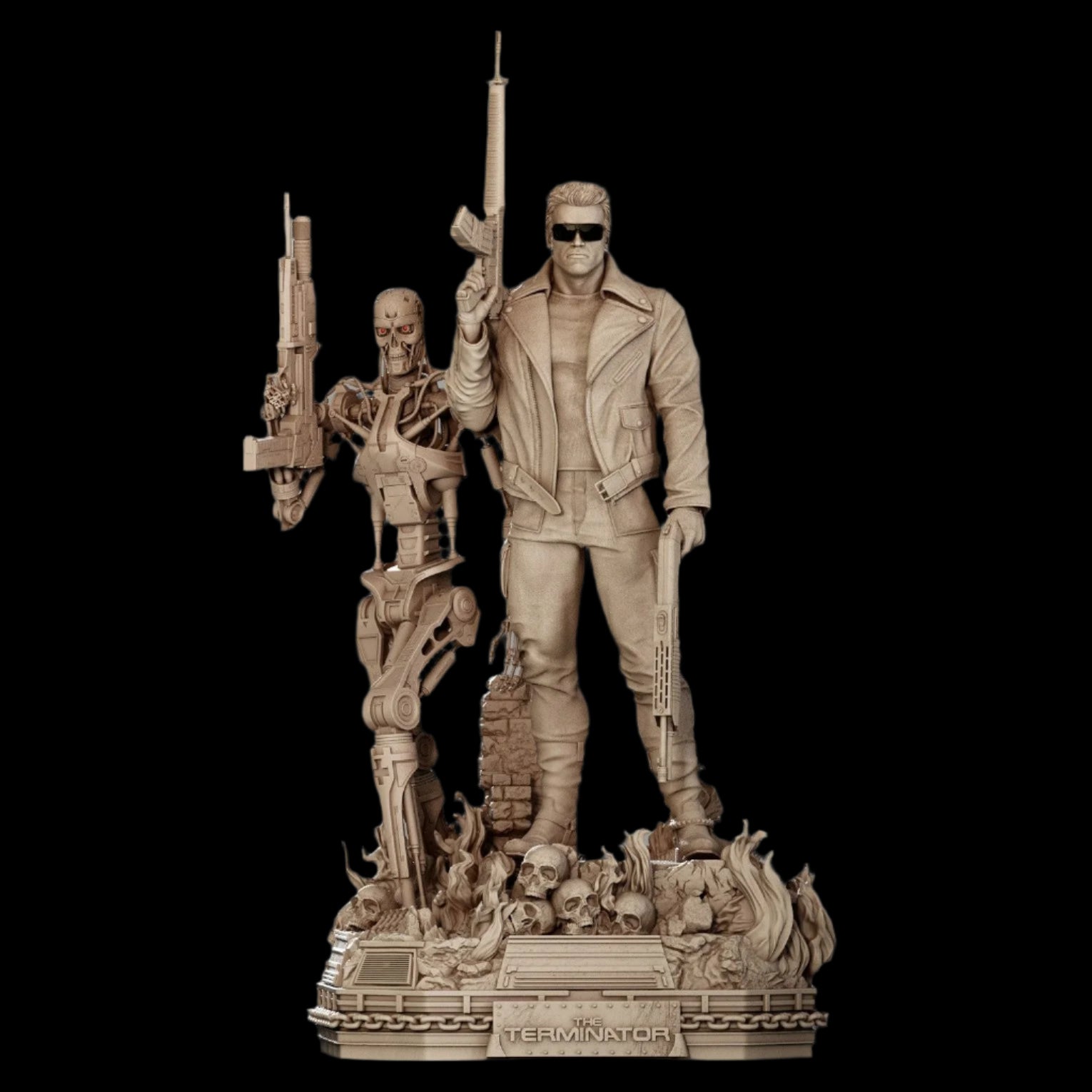 3688 Terminator AND T-800 Endoskeleton - STL 3D Print Files – My Stl