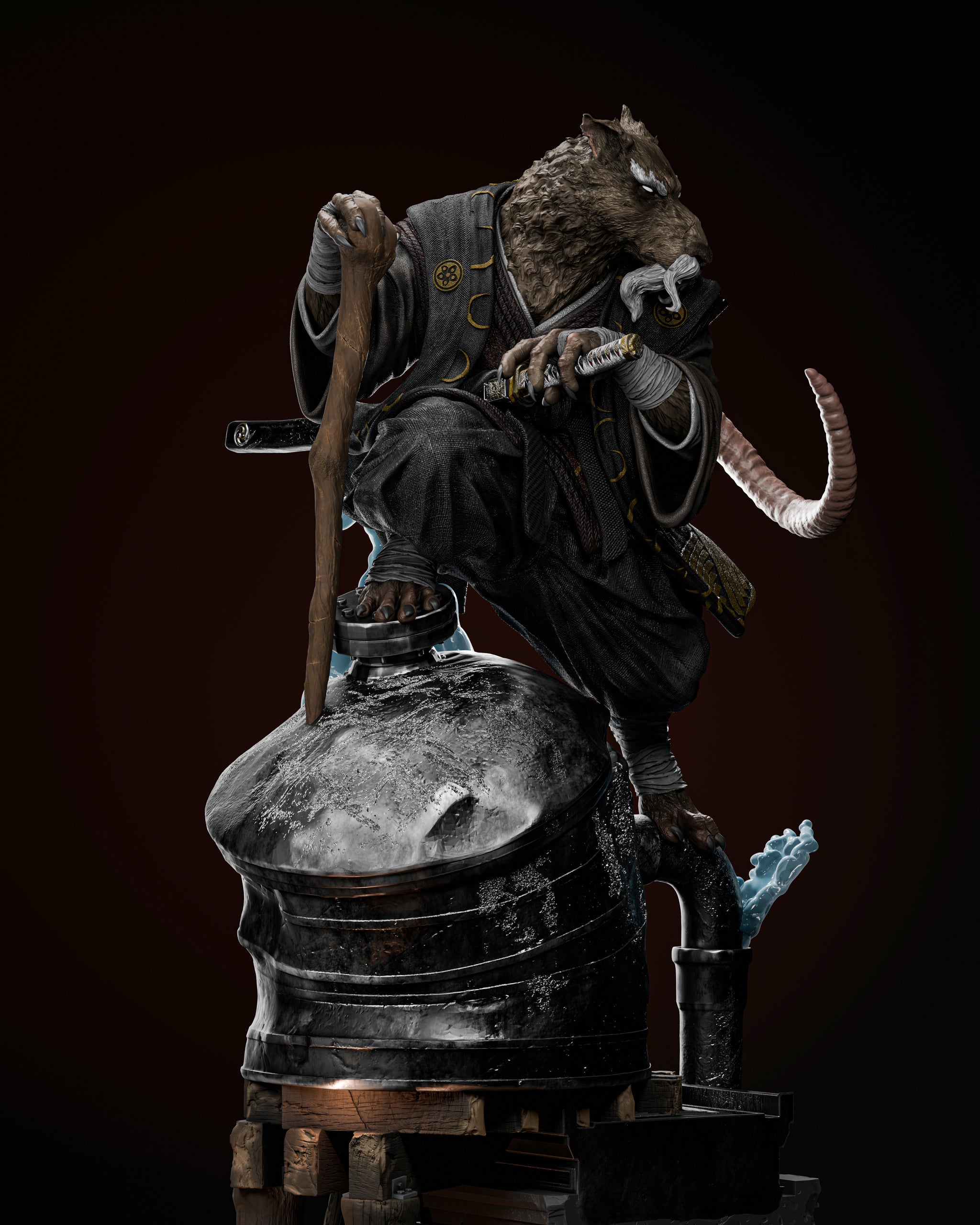 2634 Splinter - TMNT - STL 3D Print Files – My Stl