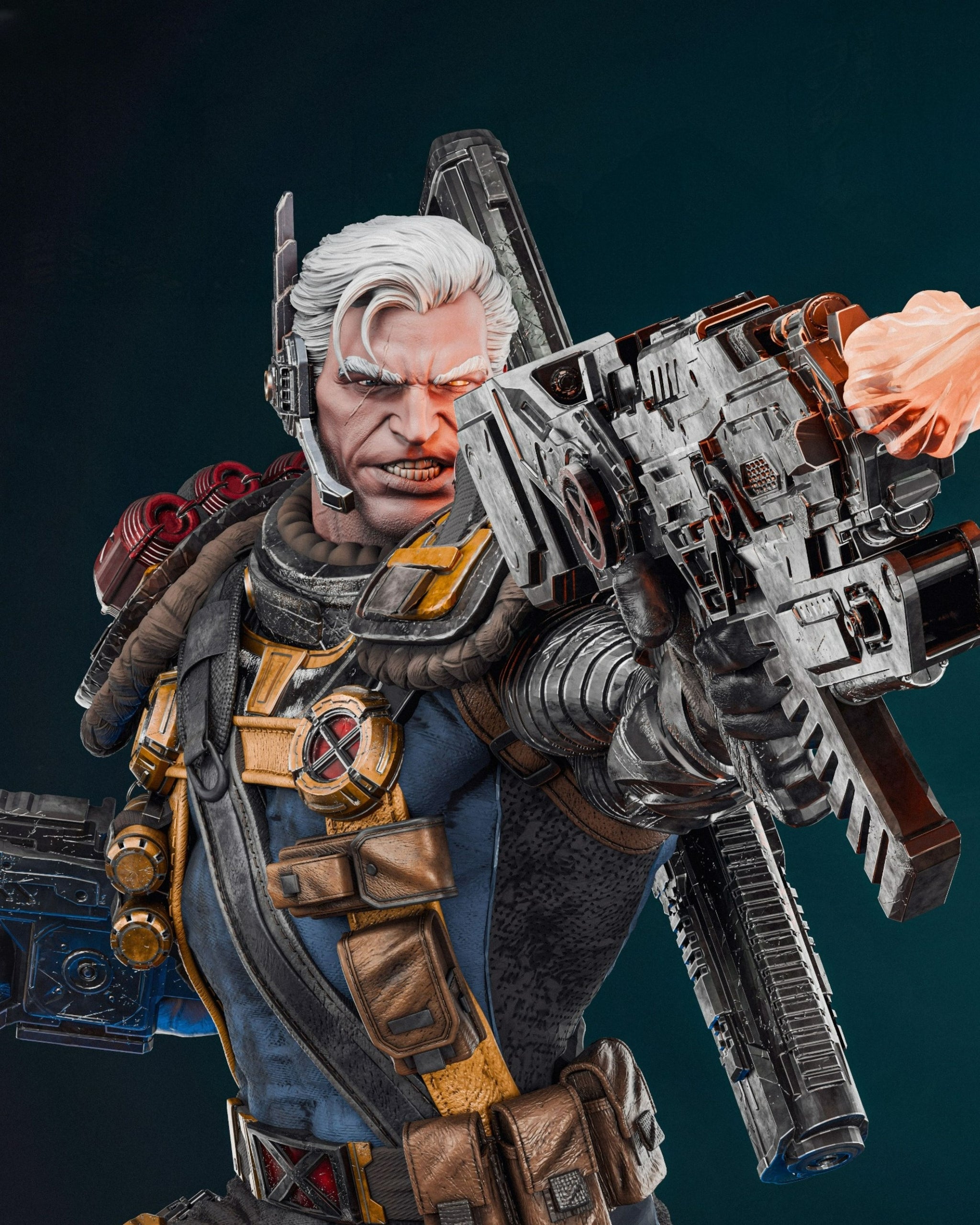 2866 Cable - Marvel Comics - STL 3D Print Files – My Stl