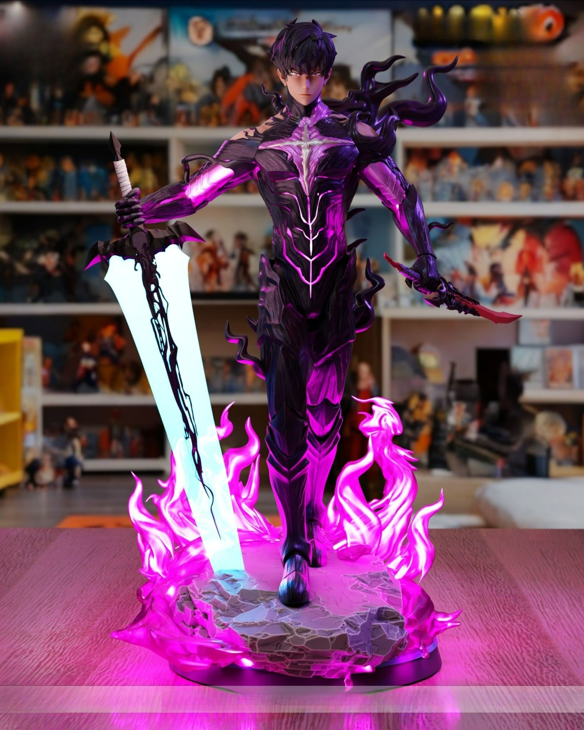 3594 Sung Jinwoo - Solo Leveling - STL 3D Print Files – My Stl