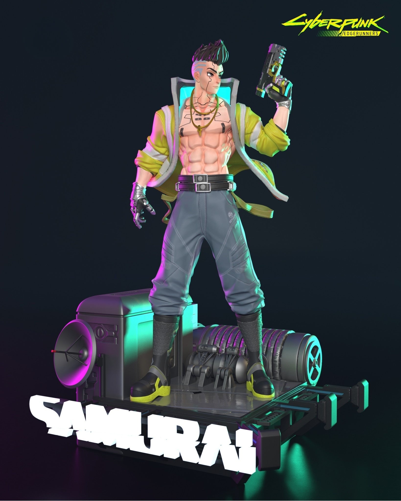 4132 David Martinez - Cyberpunk - STL 3d Print Files – My Stl