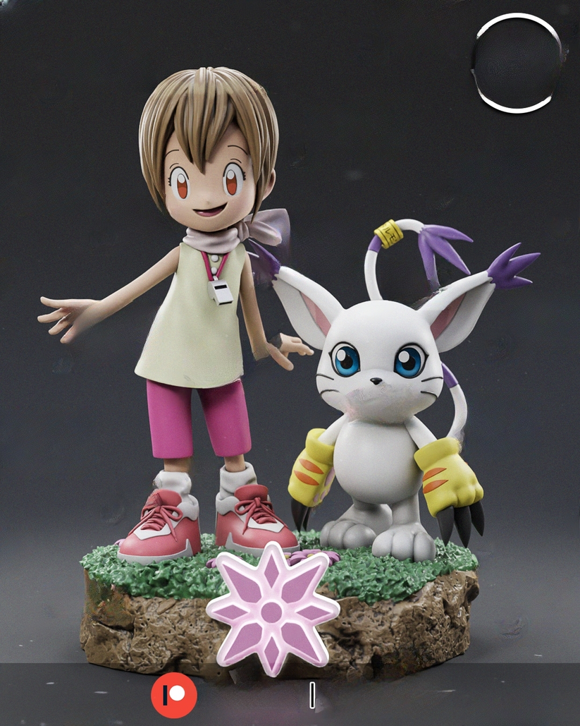 Kari and Tailmon - Digimon - STL 3D Print Files – My Stl