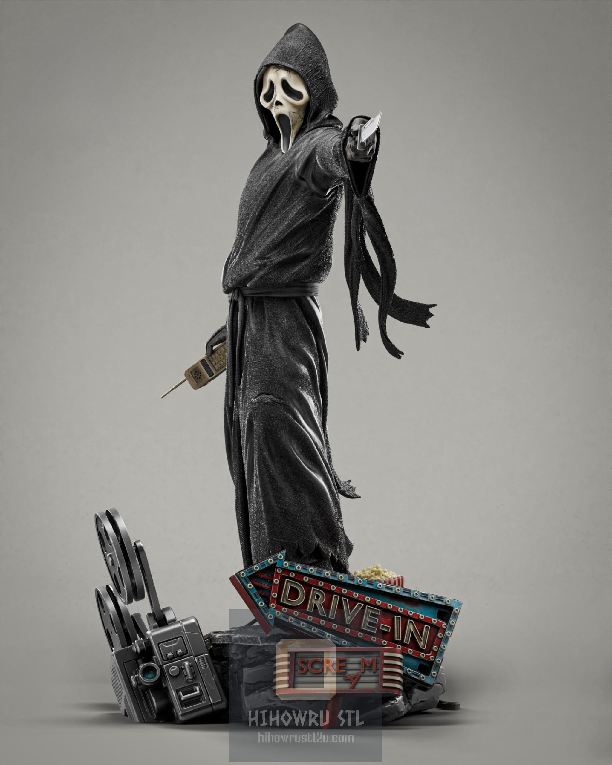 4386 Ghostface - Scream - STL 3D Print Files – My Stl