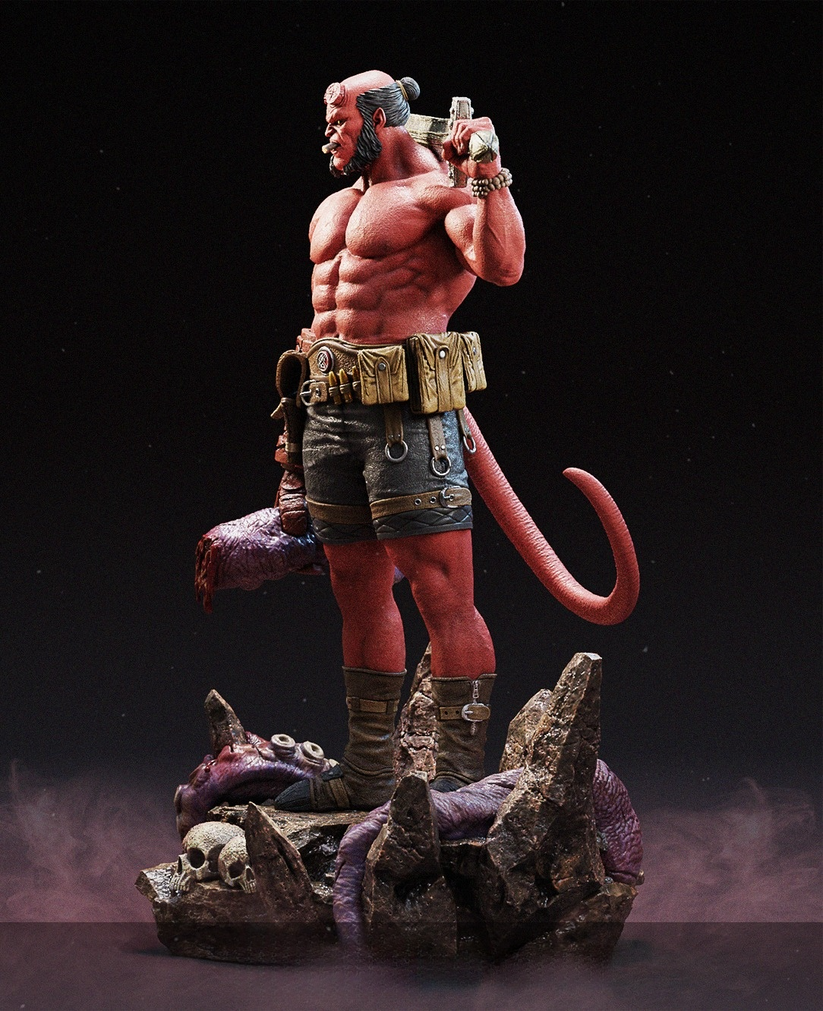 2910 Hellboy - STL 3D Print Files – My Stl