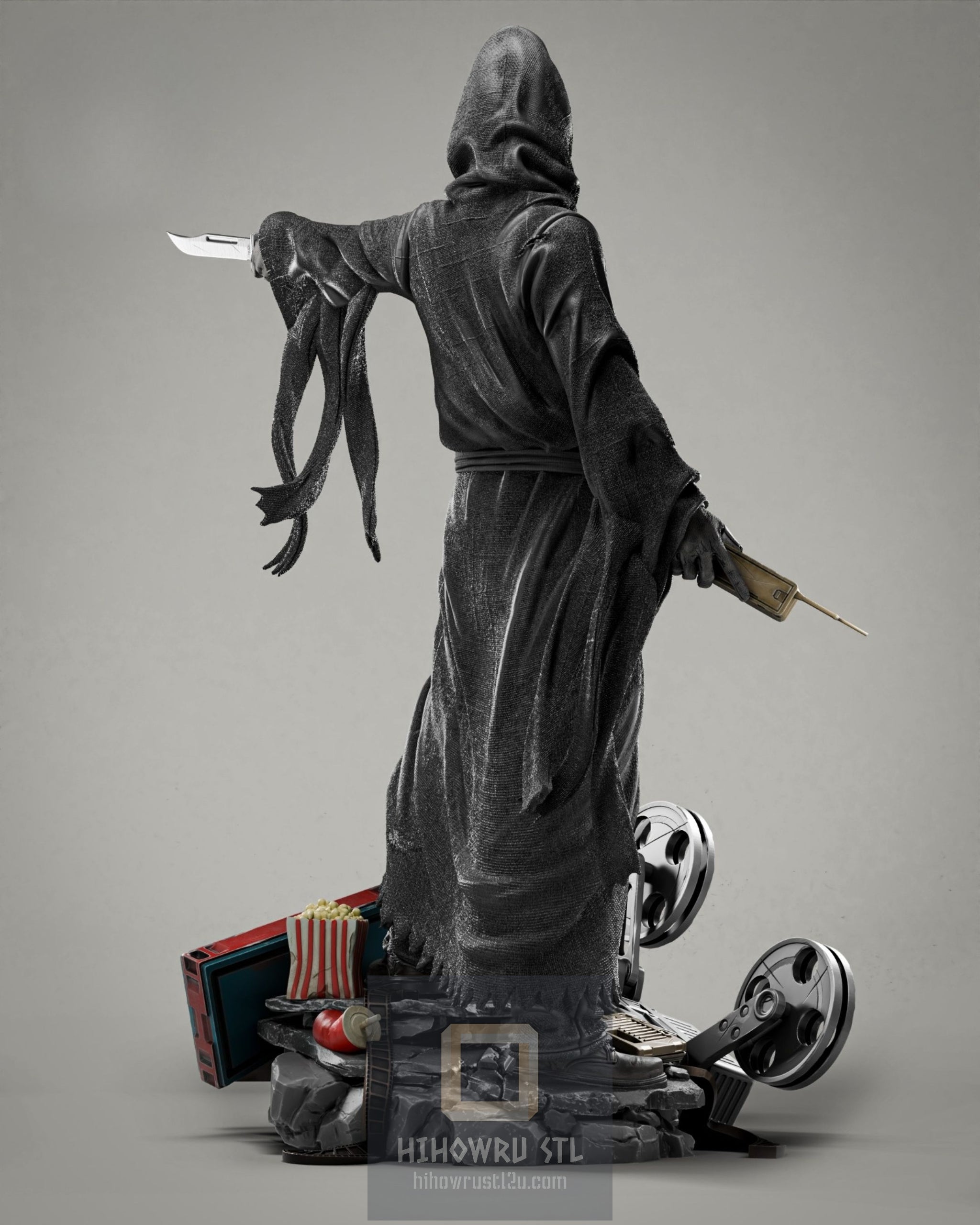 4386 Ghostface - Scream - STL 3D Print Files – My Stl