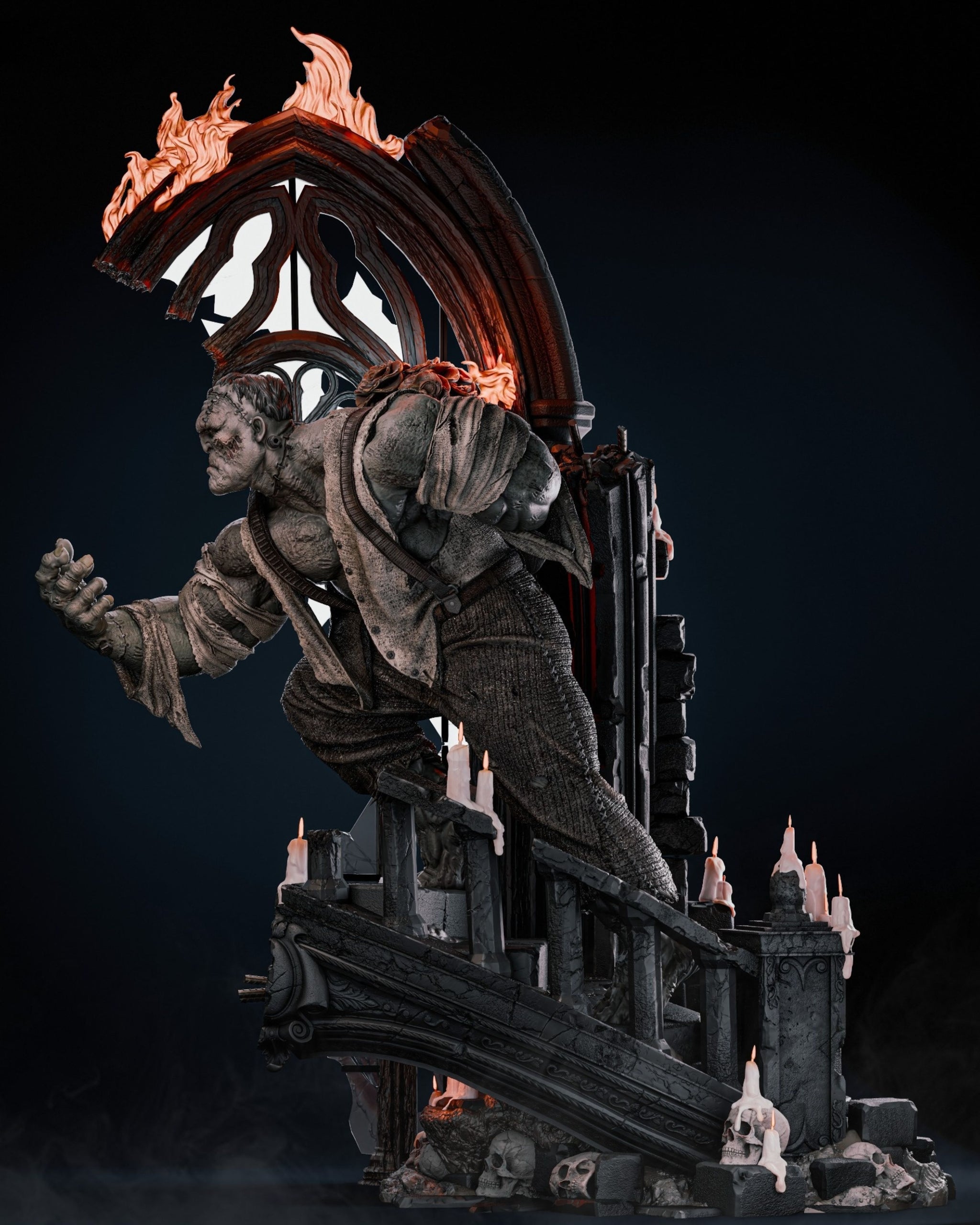 3122 Frankenstein's Monster - STL 3D Print Files – My Stl