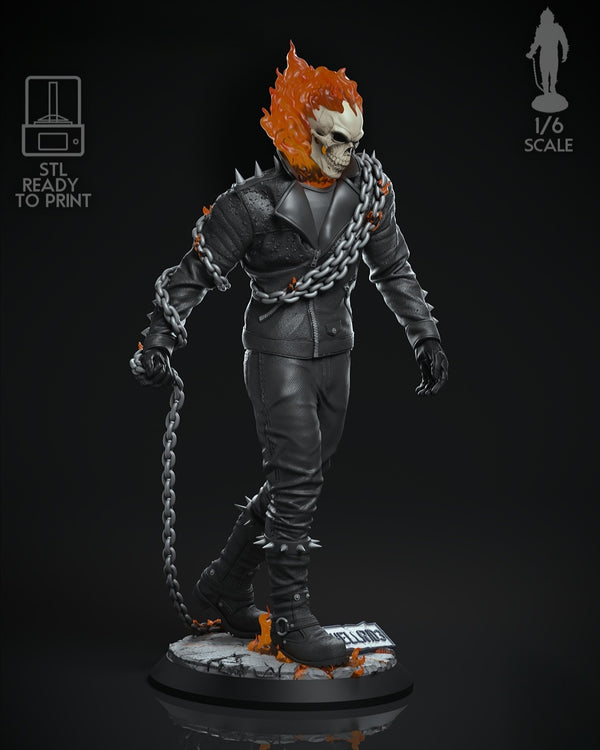 3869 Ghost Rider - Marvel Comics - STL 3D Print Files – My Stl