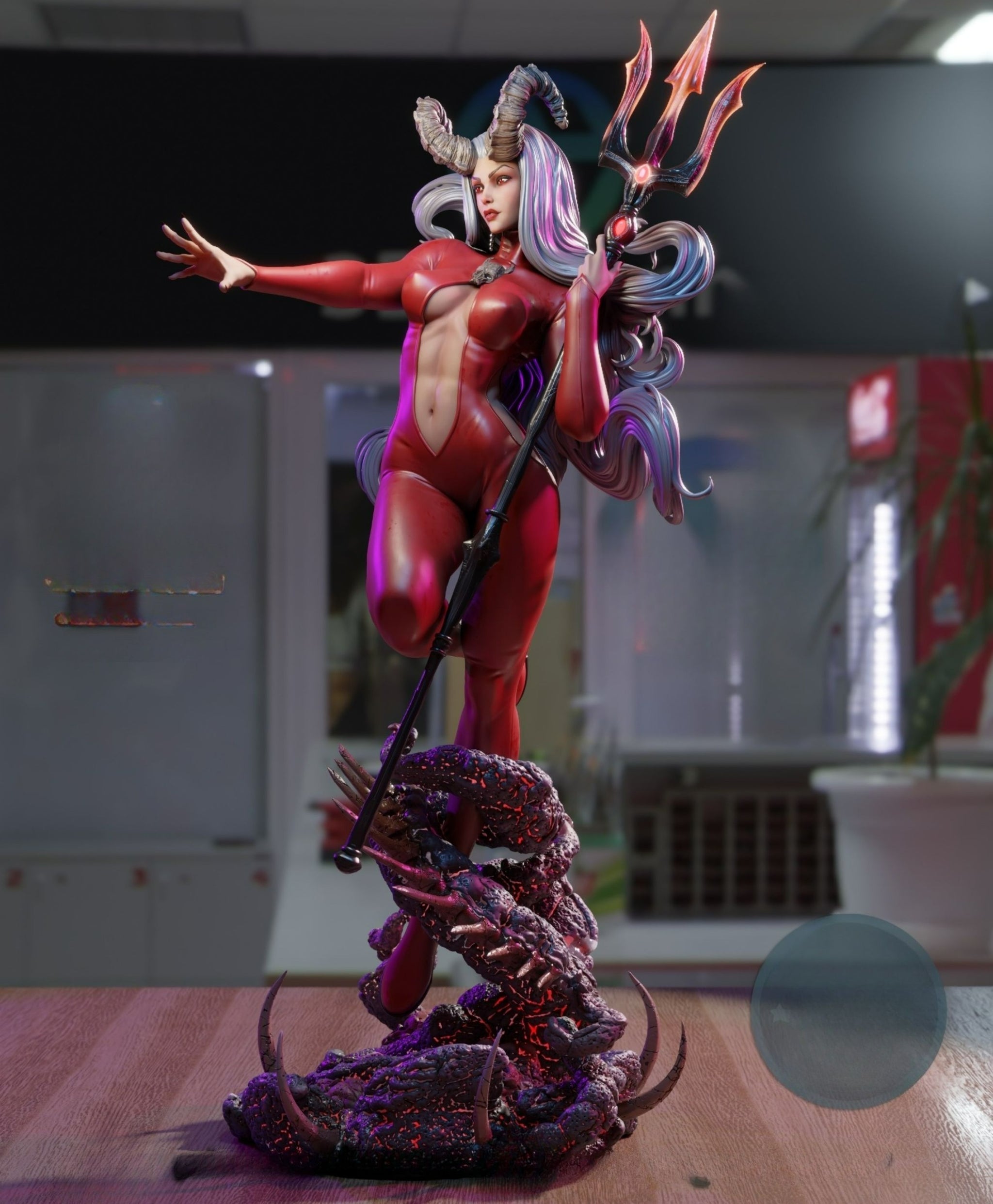 3673 Satana Hellstrom - Marvel Comics - STL 3D Print Files – My Stl