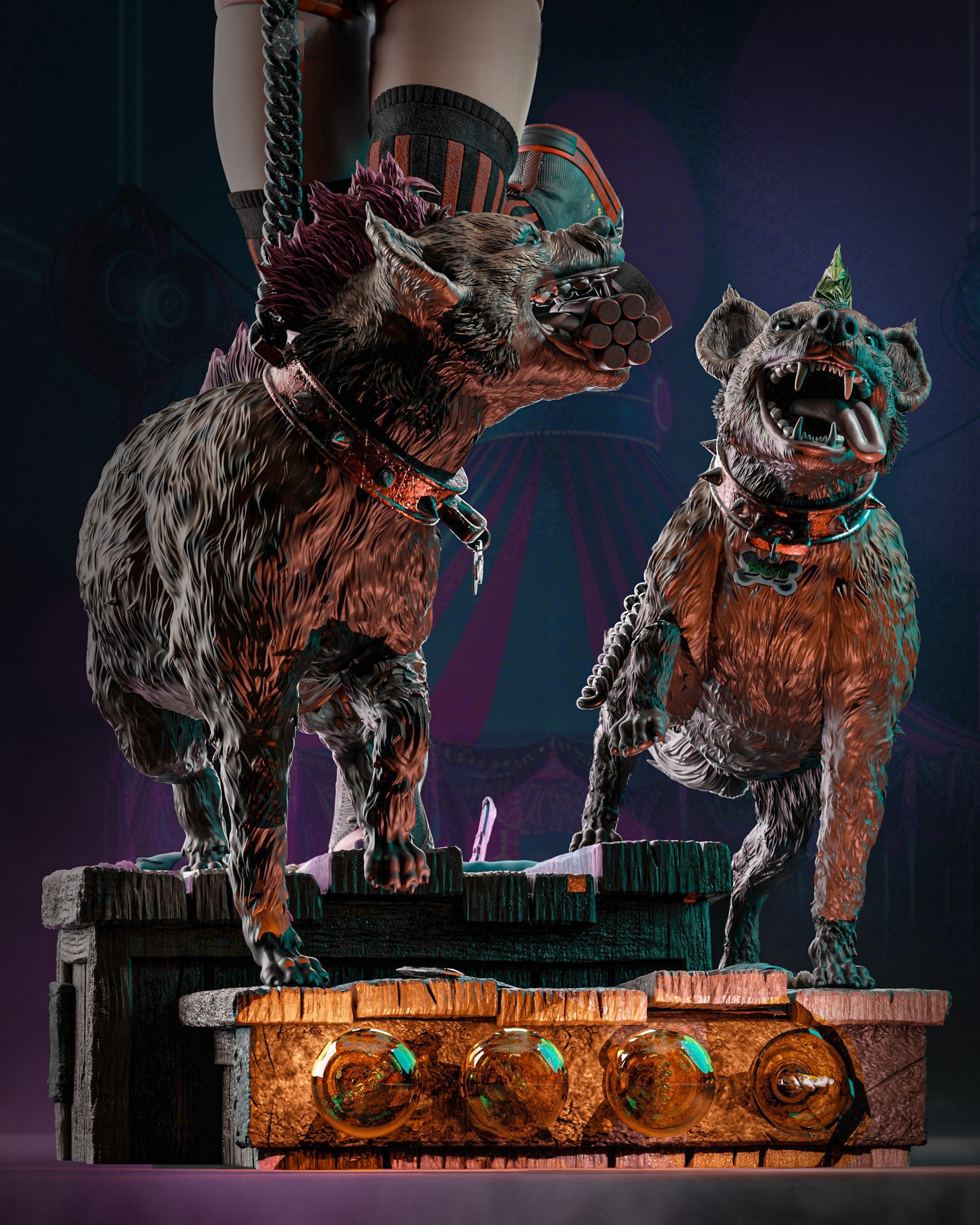 1871 Harley Quinn and Hyenas - DC Comics - STL 3D Print Files – My Stl