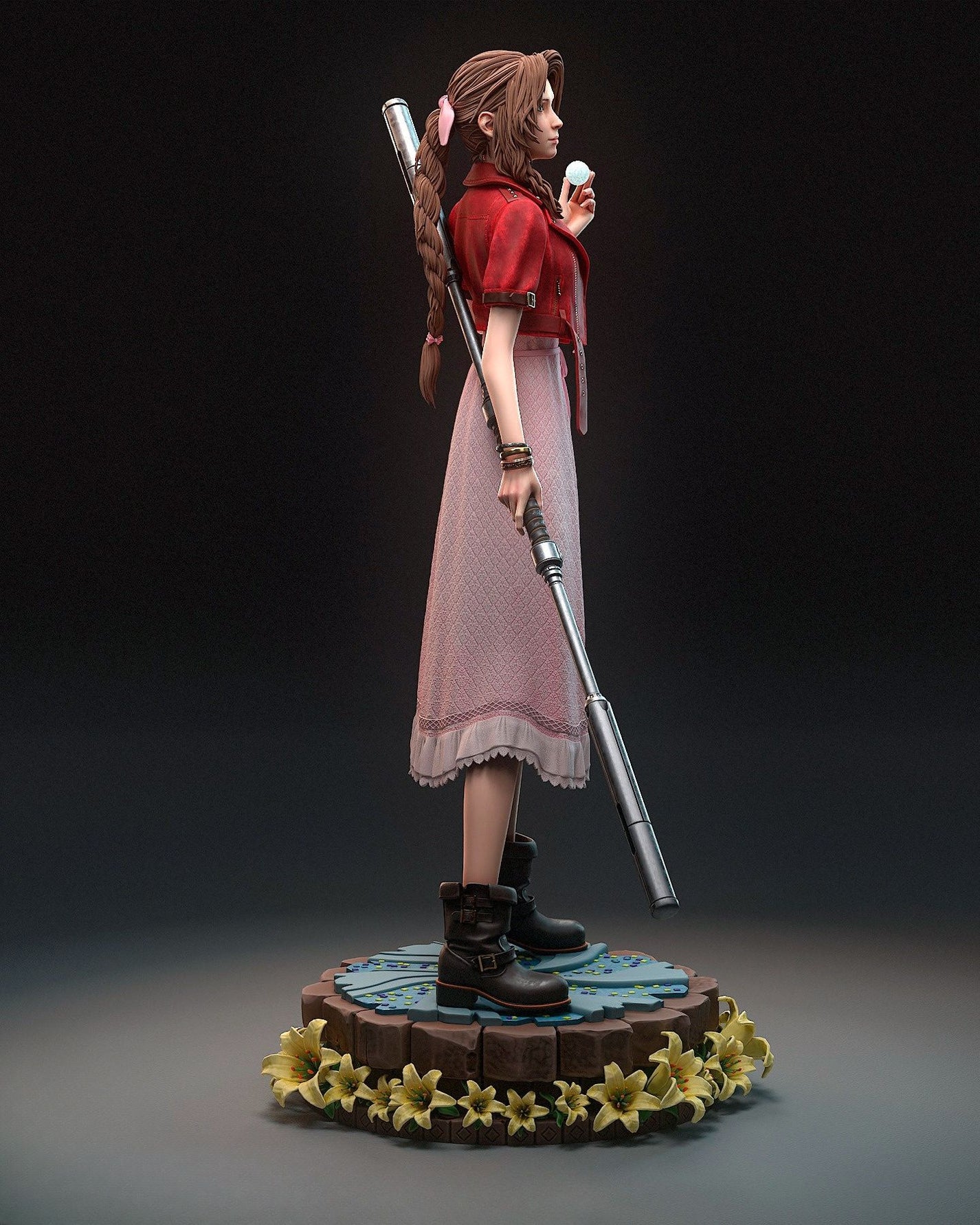 4038 Aerith Gainsborough - Final Fantasy - STL 3D Print Files – My Stl