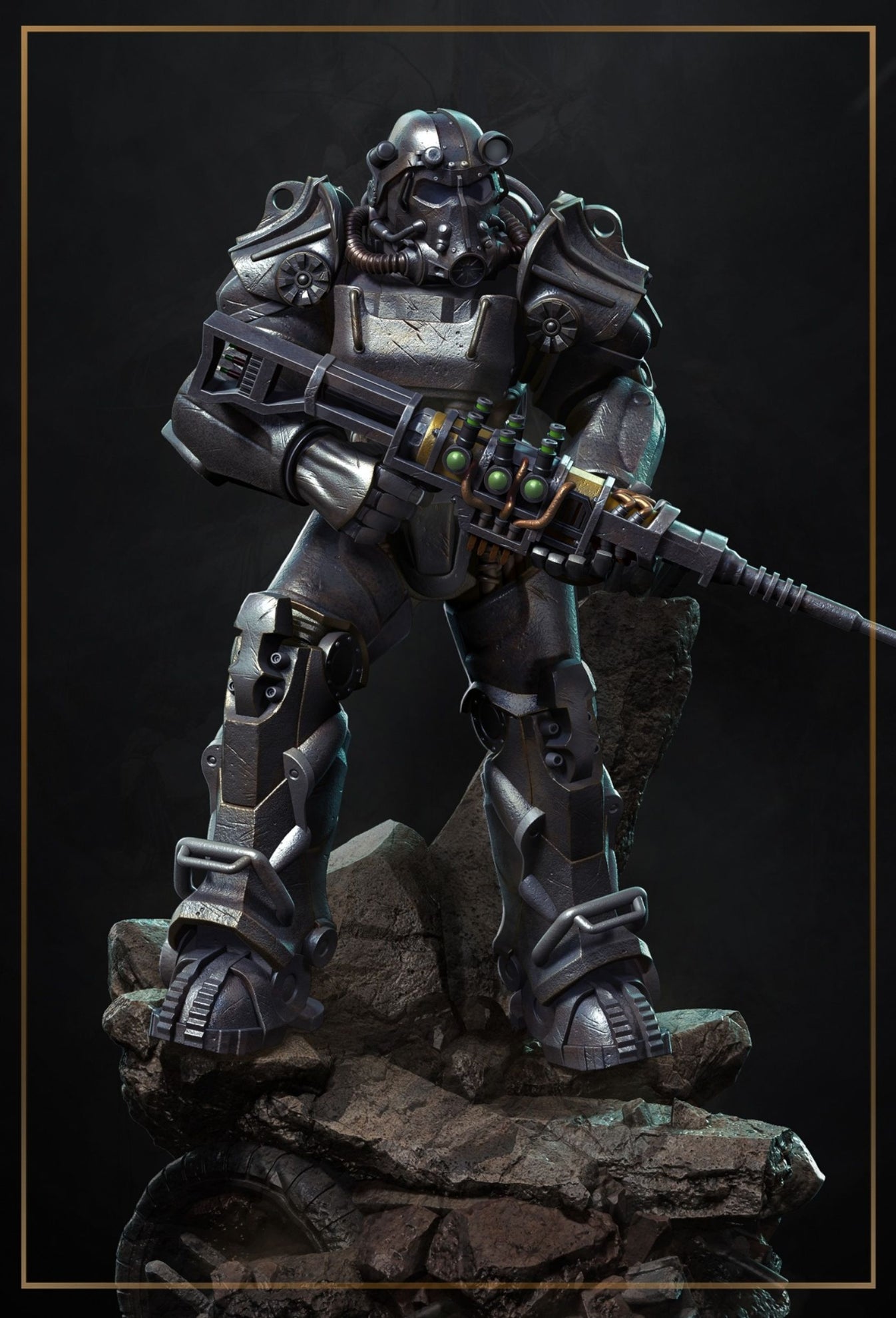 4095 T-60 Power Armor - Fallout 4 - STL 3D Print Files – My Stl