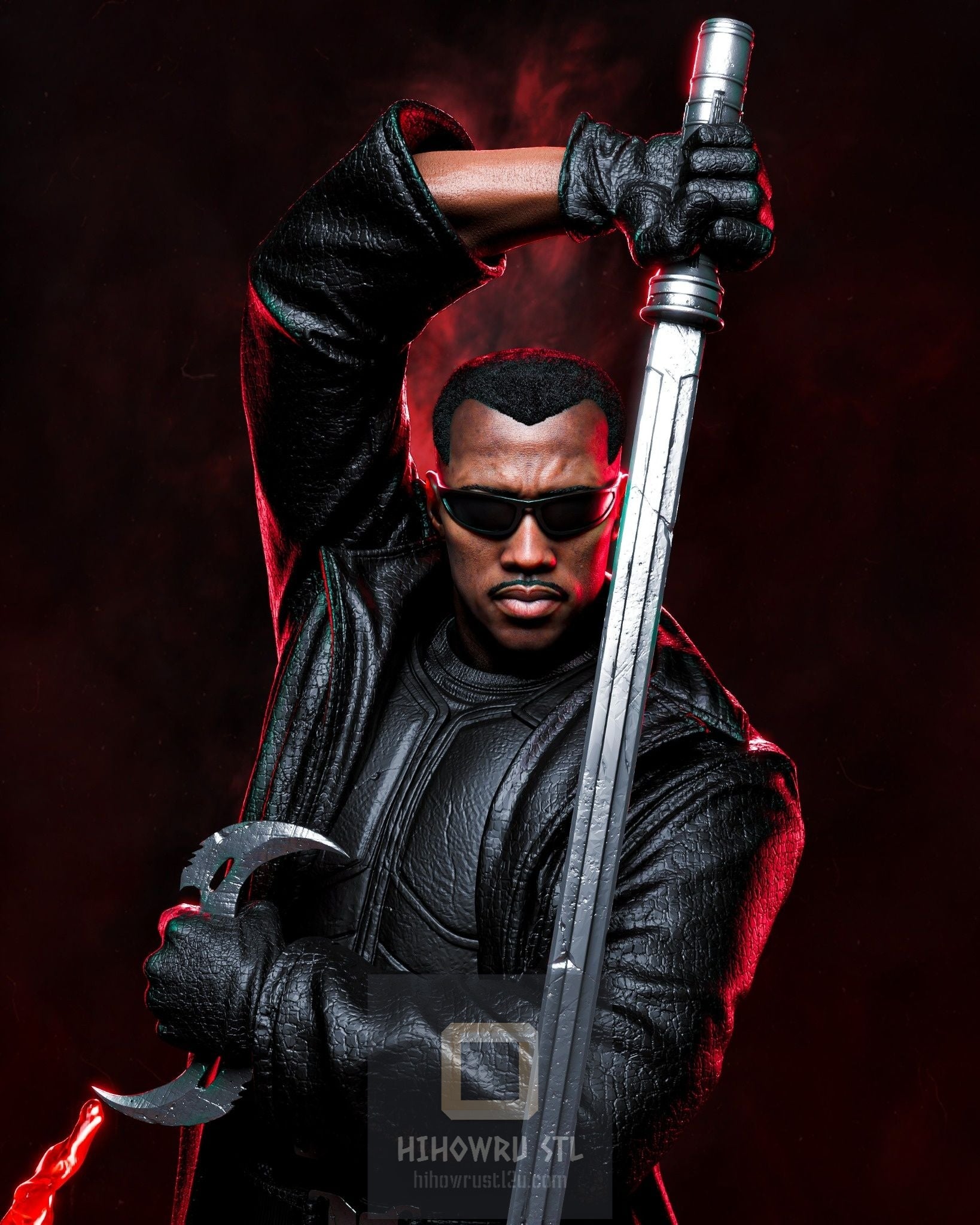 4463 Blade - Marvel Comics - STL 3D Print Files – My Stl