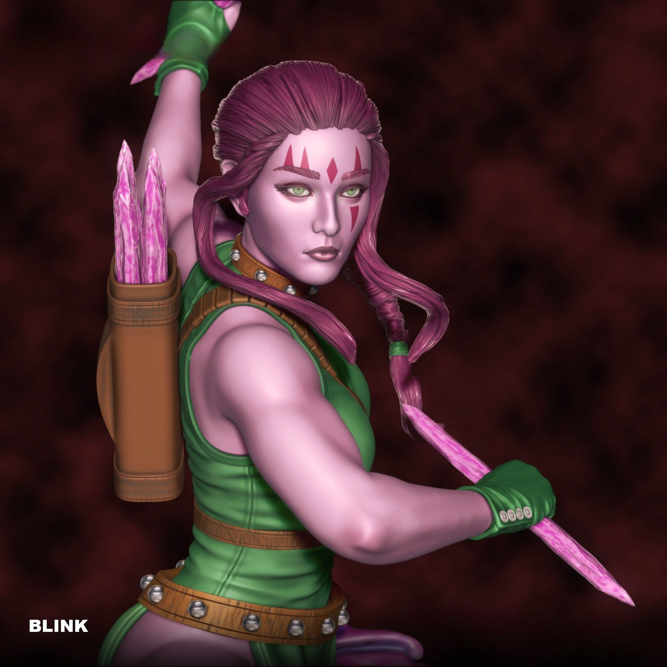 3037 Blink - X-MEN - STL 3D Print Files – My Stl