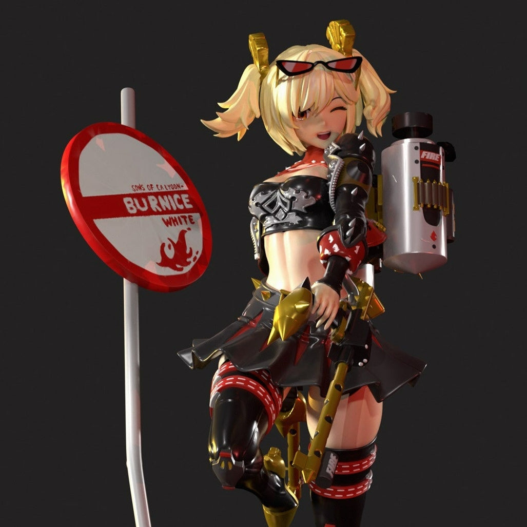 3306 Burnice White - Zenless Zone Zero - STL 3D Print Files – My Stl