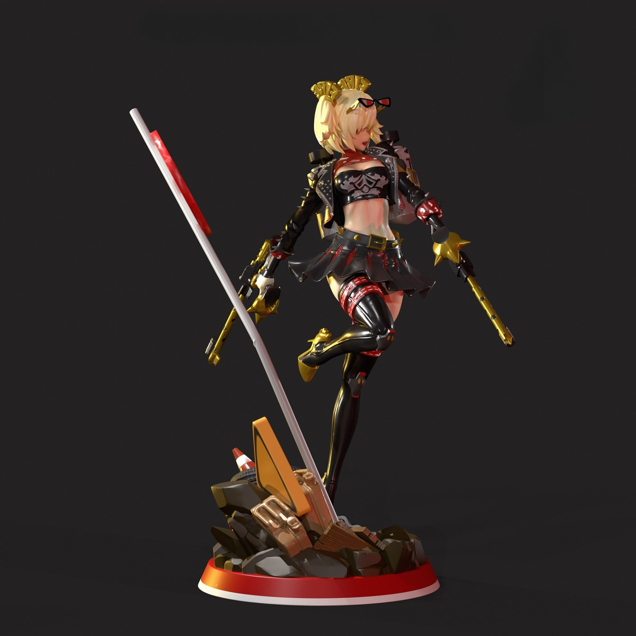 3306 Burnice White - Zenless Zone Zero - STL 3D Print Files – My Stl