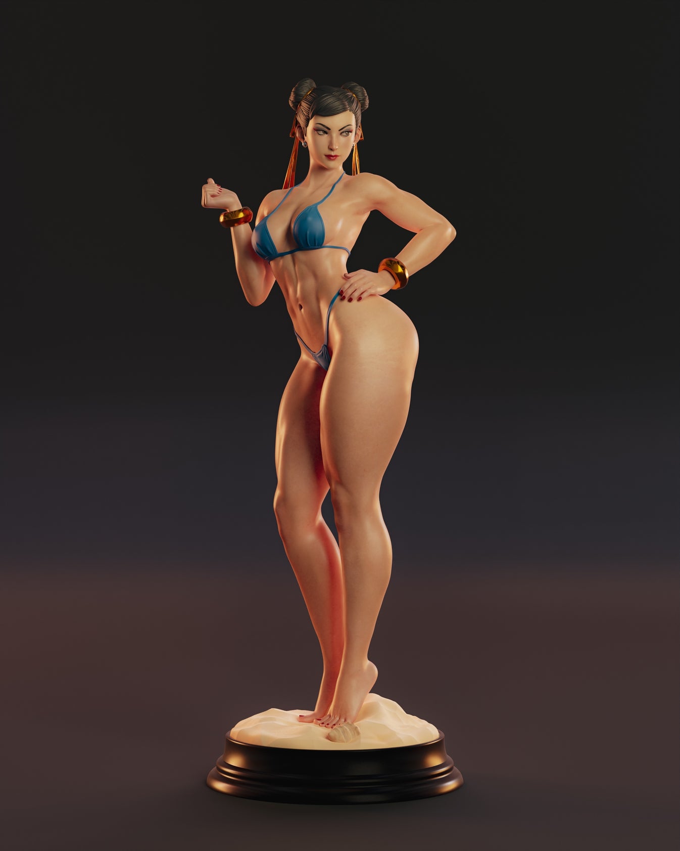2148 Chun-Li Bikini - Street Fighter - STL 3D Print Files – My Stl