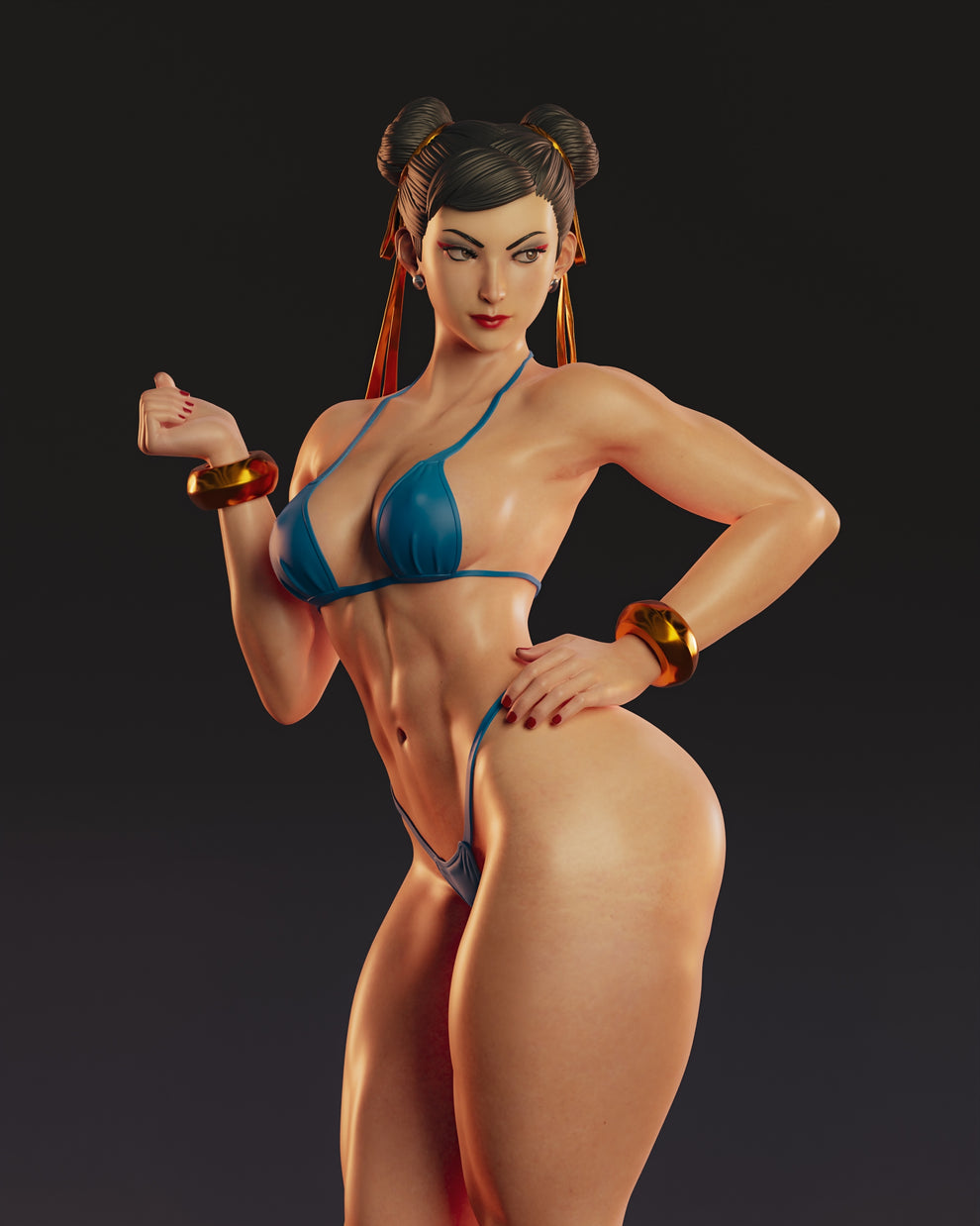 2148 Chun-Li Bikini - Street Fighter - STL 3D Print Files – My Stl
