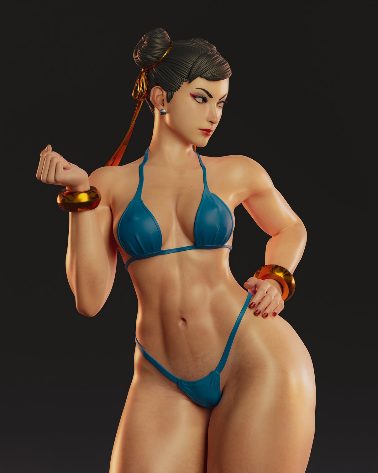 2148 Chun-Li Bikini - Street Fighter - STL 3D Print Files – My Stl