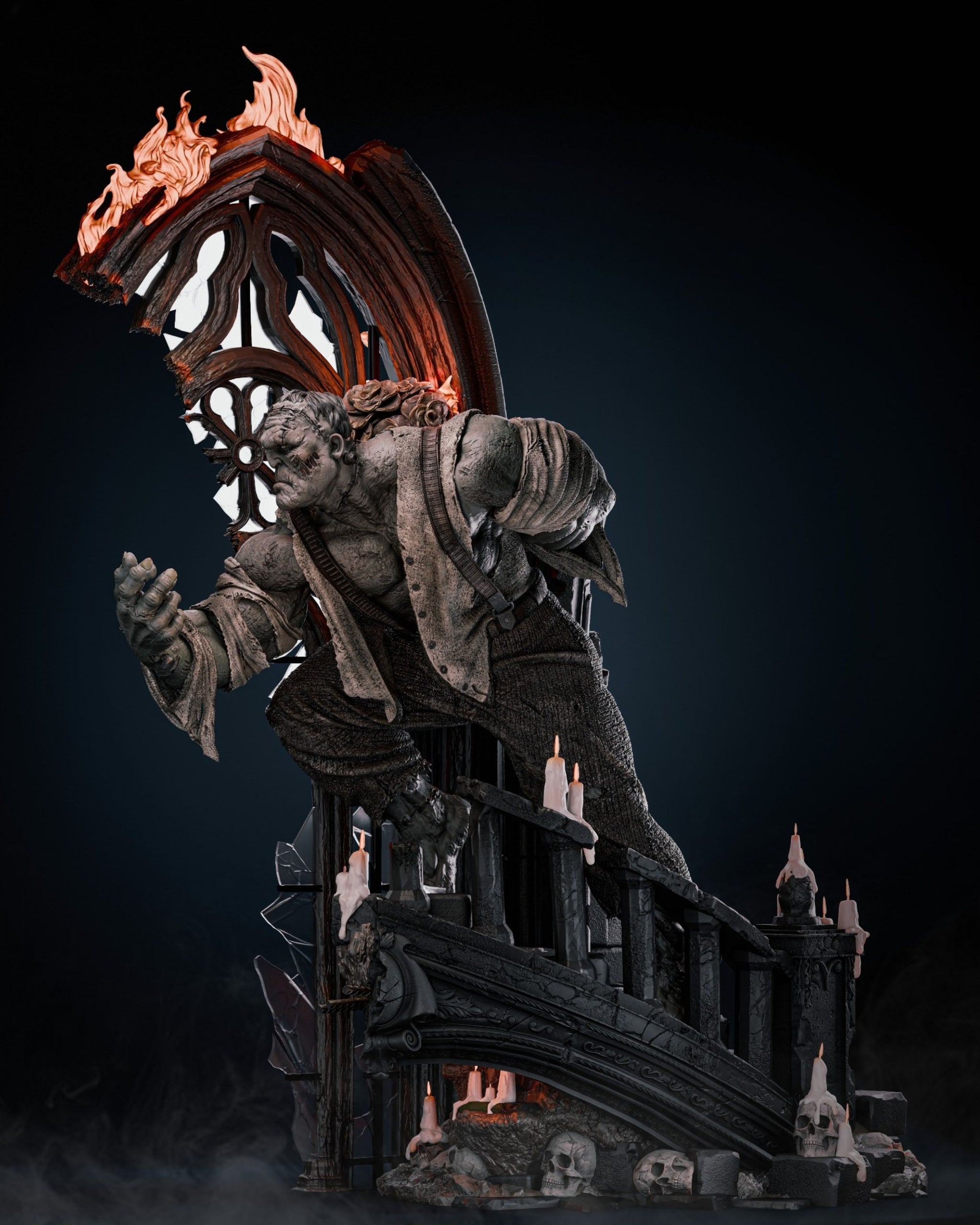 3122 Frankenstein's Monster - STL 3D Print Files – My Stl