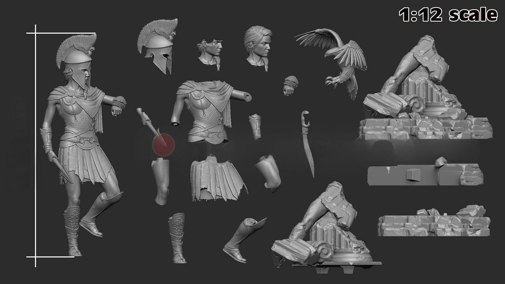 1787 Kassandra - Assassin's Creed - STL 3D Print Files – My Stl