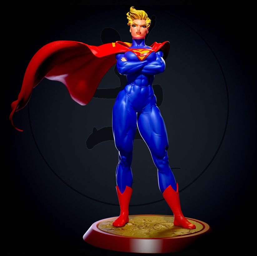 1880 Supergirl Nsfw Elseworlds Finest Stl 3d Print Files My Stl