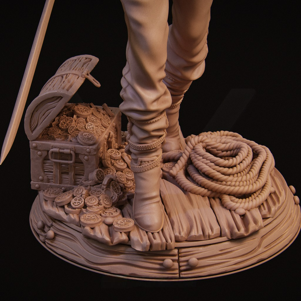 1916 Mariana - The Pirate - STL 3D Print Files – My Stl