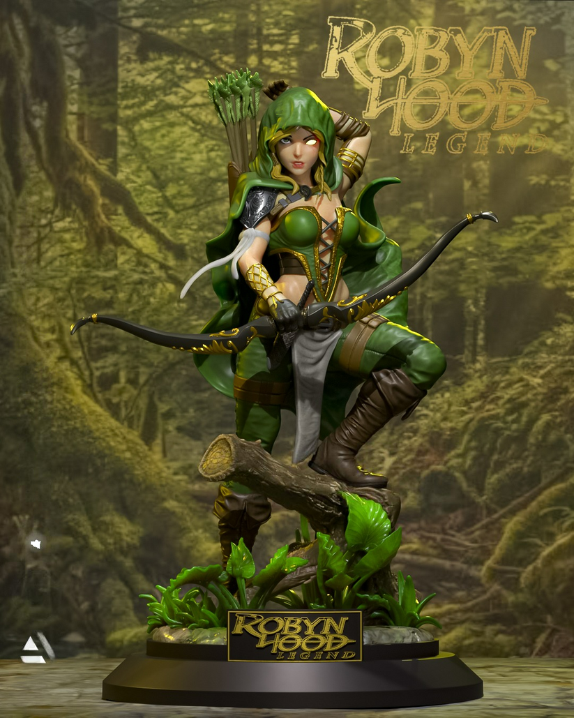 1960 FEMALE ROBYN HOOD - STL 3D Print Files – My Stl