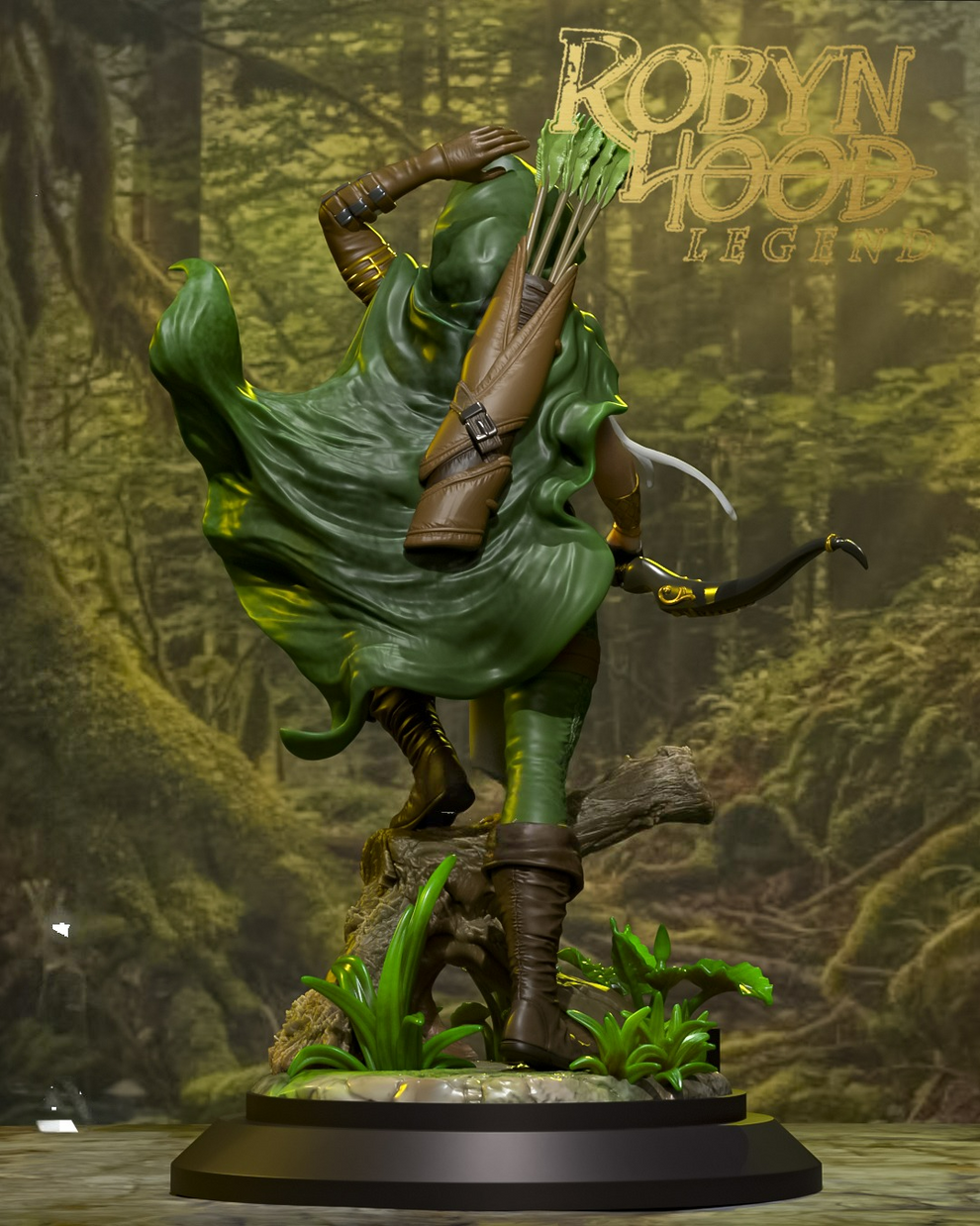 1960 FEMALE ROBYN HOOD - STL 3D Print Files – My Stl