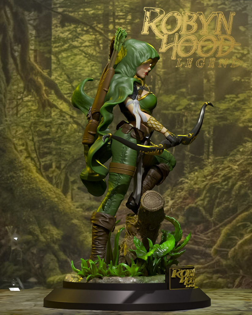 1960 FEMALE ROBYN HOOD - STL 3D Print Files – My Stl