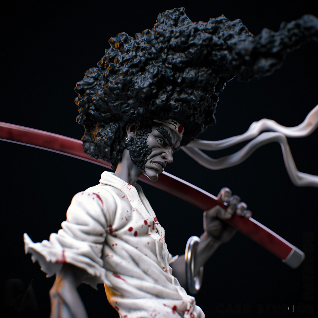 1986 Afro Samurai - STL 3D Print Files – My Stl