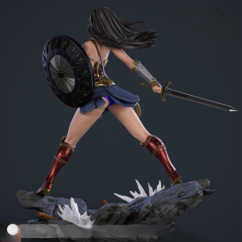 2108 Wonder Woman - DC Comics - STL 3D Print Files – My Stl