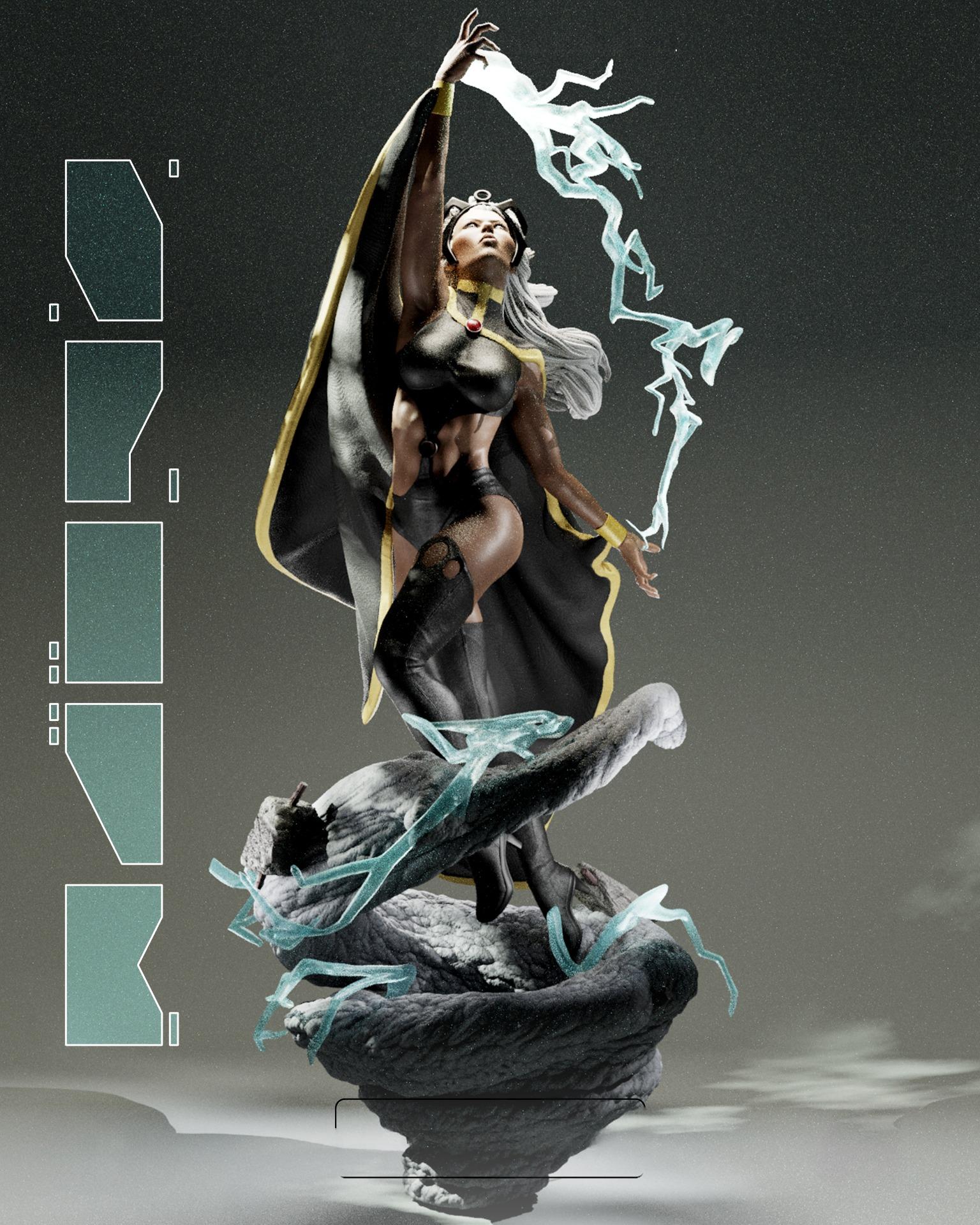 2268 Storm - X-men - STL 3D Print Files – My Stl