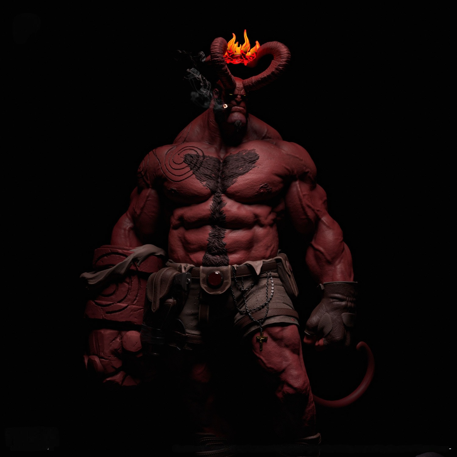 2382 Hellboy - STL 3D Print Files – My Stl