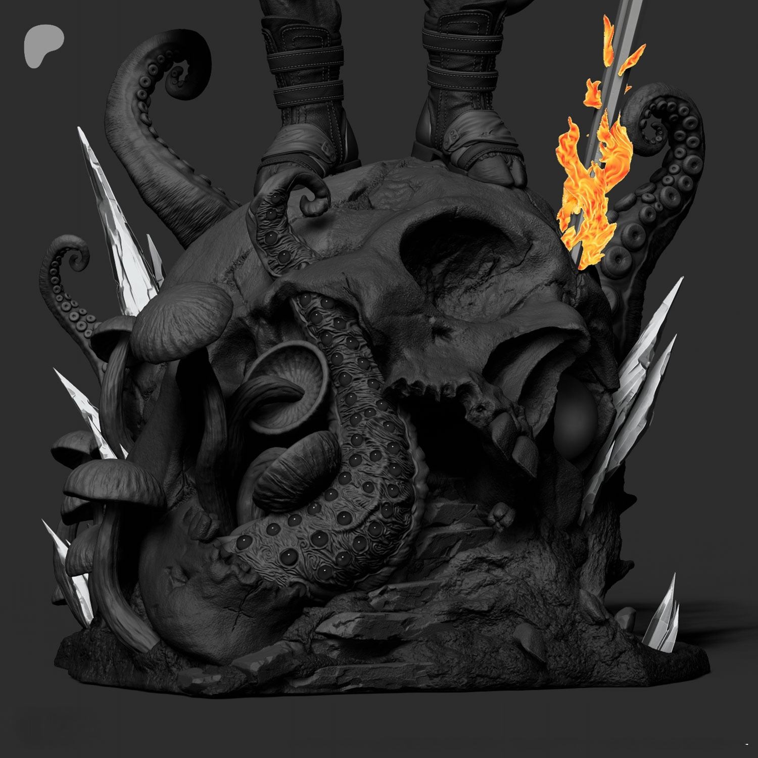 2382 Hellboy - STL 3D Print Files – My Stl