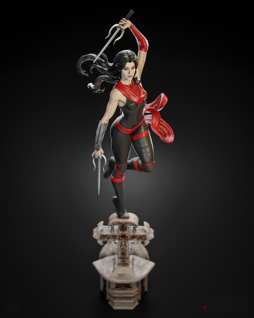 2480 Elektra - Marvel Comics - STL 3D Print Files – My Stl
