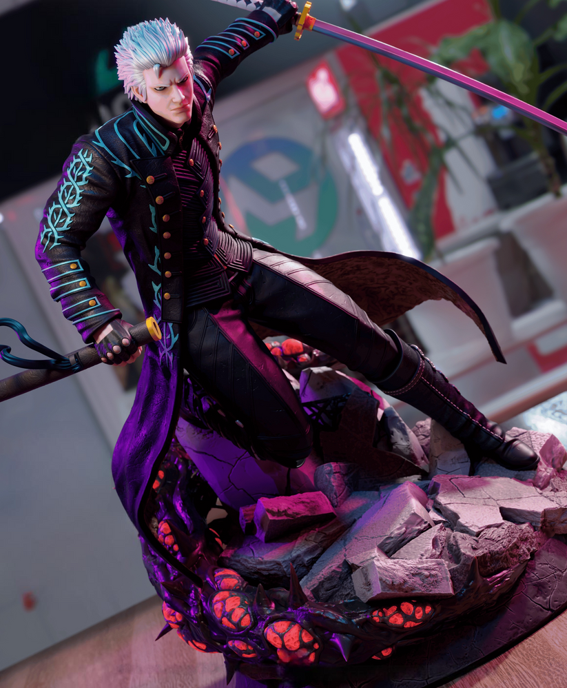 2510 Vergil - Devil May Cry - STL 3D Print Files – My Stl