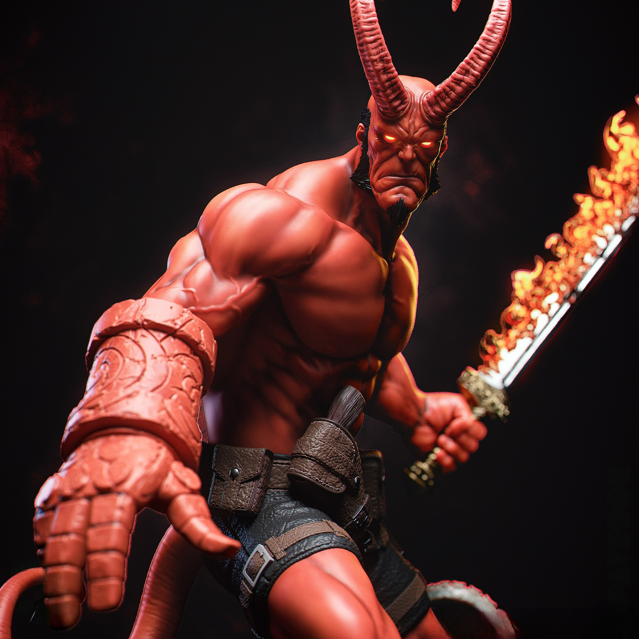 2524 Hellboy - STL 3D Print Files – My Stl