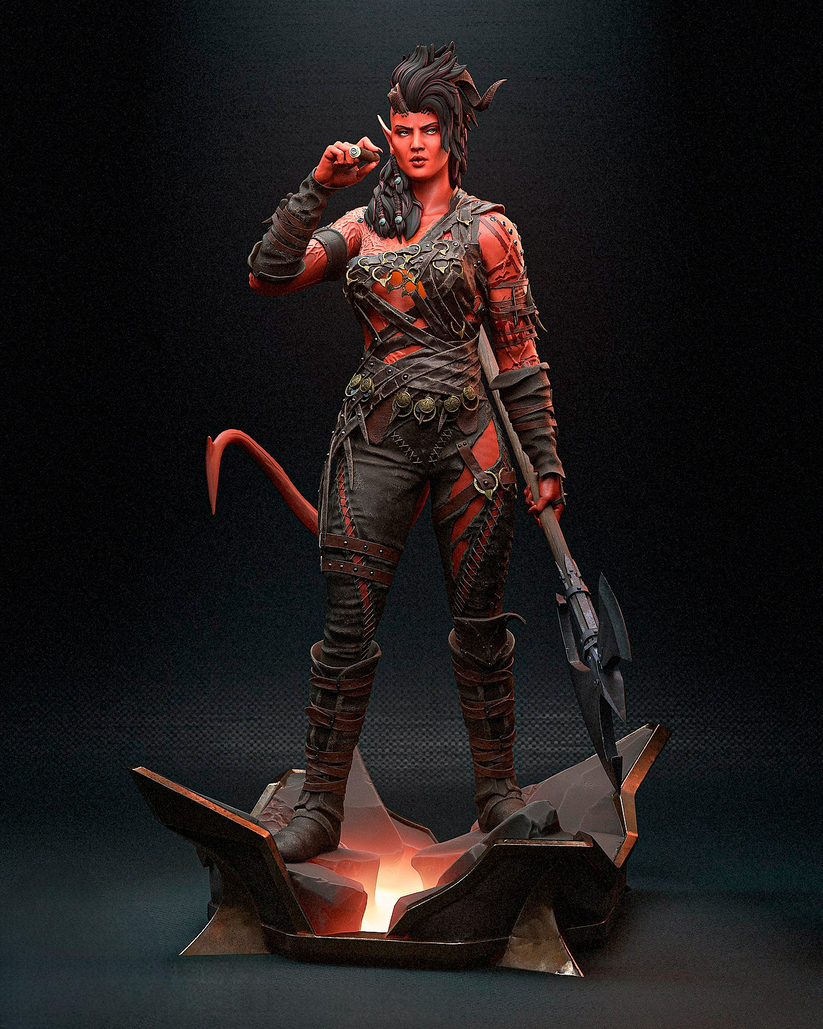 2595 Karlach - Baldurs Gate 3 - STL 3D Print Files – My Stl