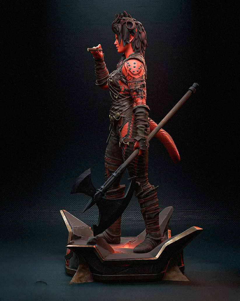 2595 Karlach - Baldurs Gate 3 - STL 3D Print Files – My Stl
