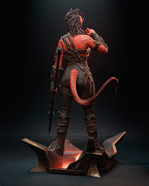 2595 Karlach - Baldurs Gate 3 - STL 3D Print Files – My Stl