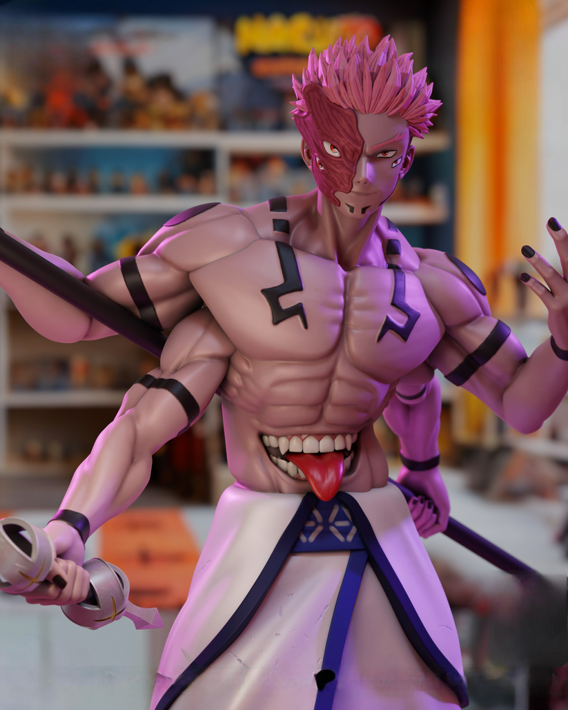 2611 Ryomen Sukuna - Jujutsu Kaisen - STL 3D Print Files – My Stl