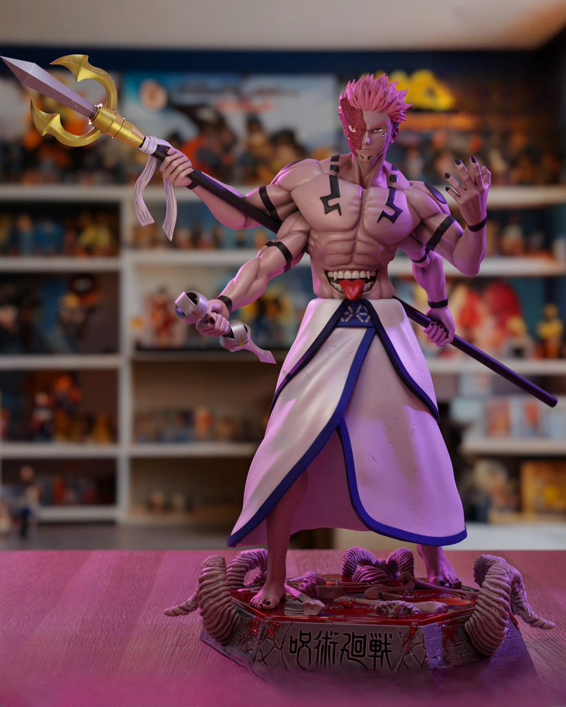 2611 Ryomen Sukuna - Jujutsu Kaisen - STL 3D Print Files – My Stl