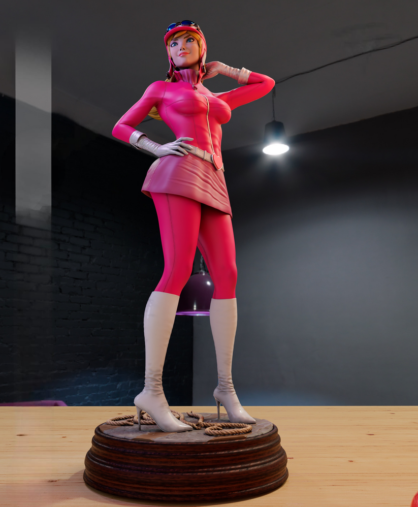 2782 Penelope Pitstop NSFW - Wacky Races - STL 3D Print Files – My Stl