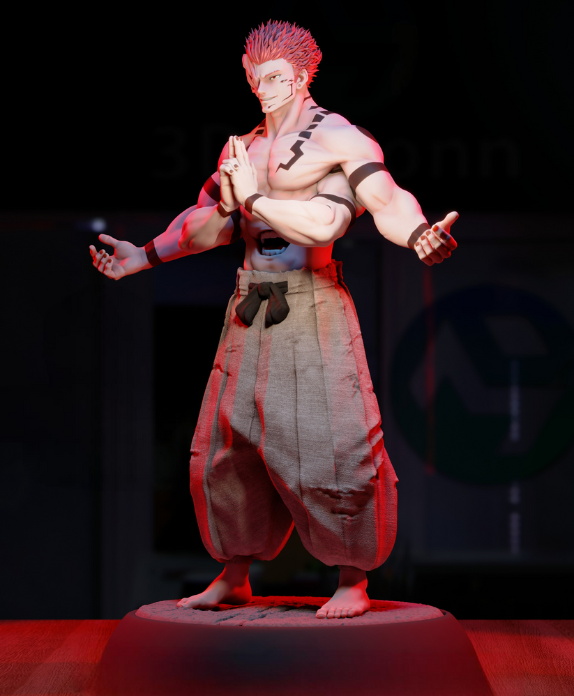 2827 Ryomen Sukuna - Jujutsu Kaisen - STL 3D Print Files – My Stl