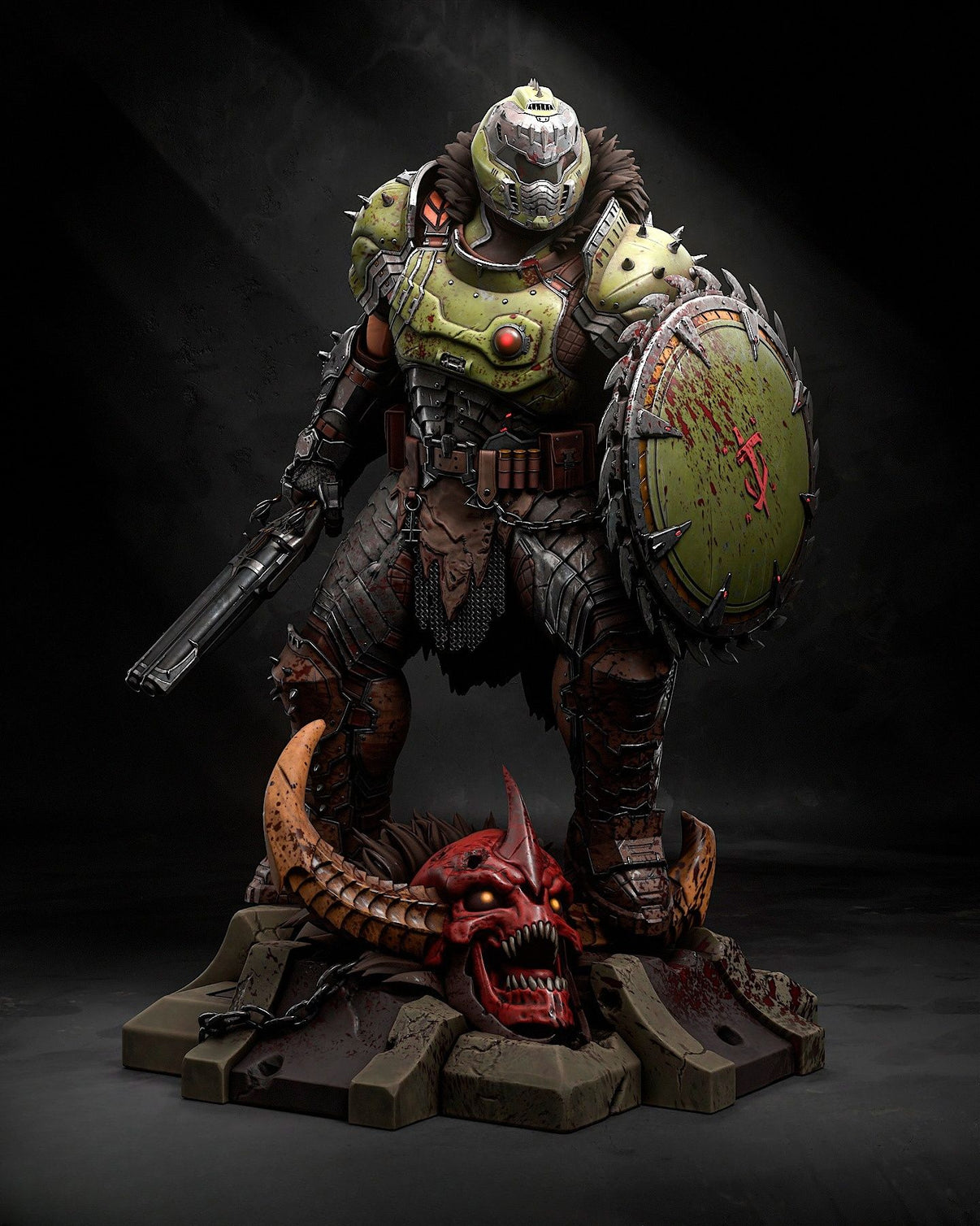 3944 Doom Slayer - Doom - STL 3D Print Files – My Stl