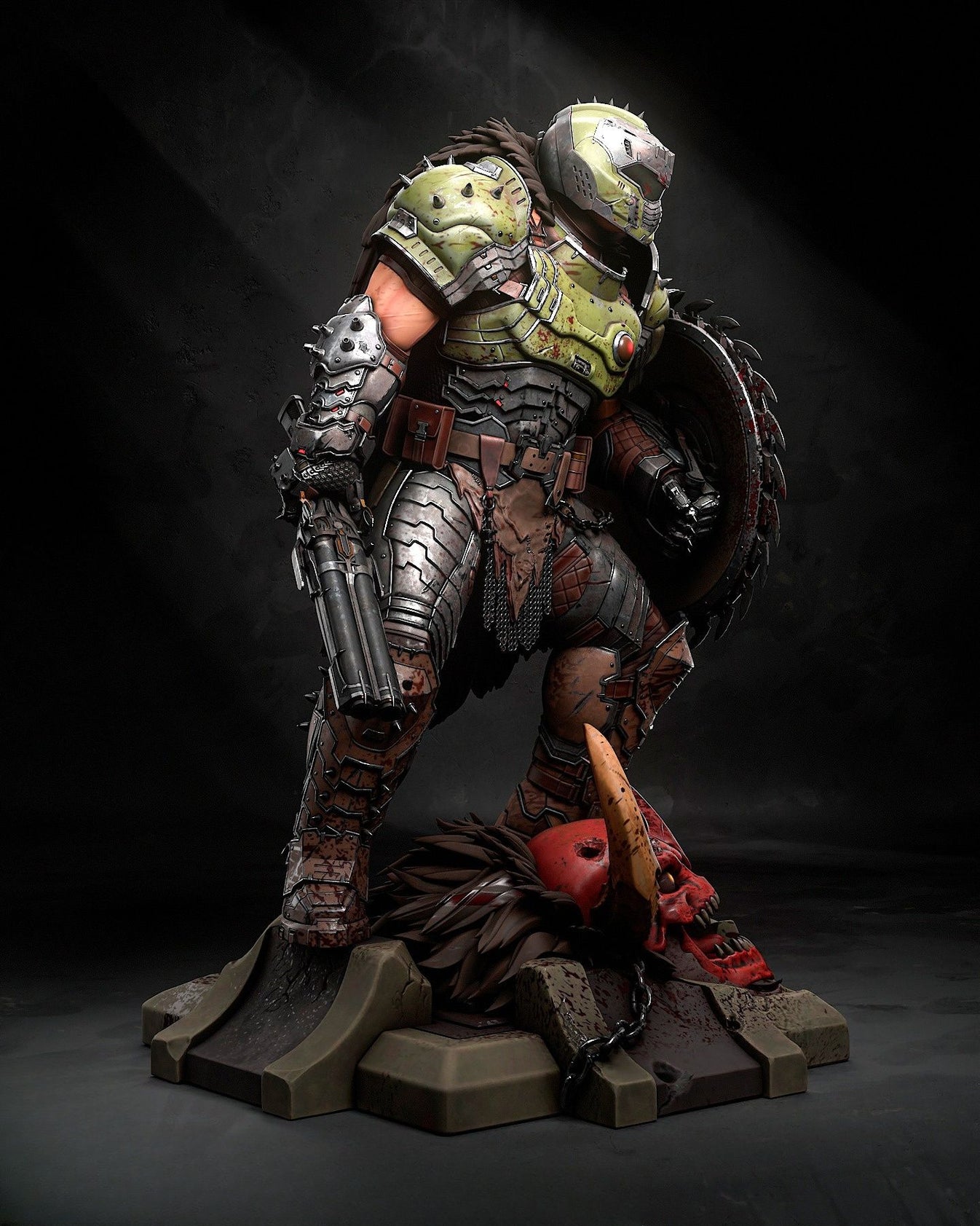 3944 Doom Slayer - Doom - STL 3D Print Files – My Stl