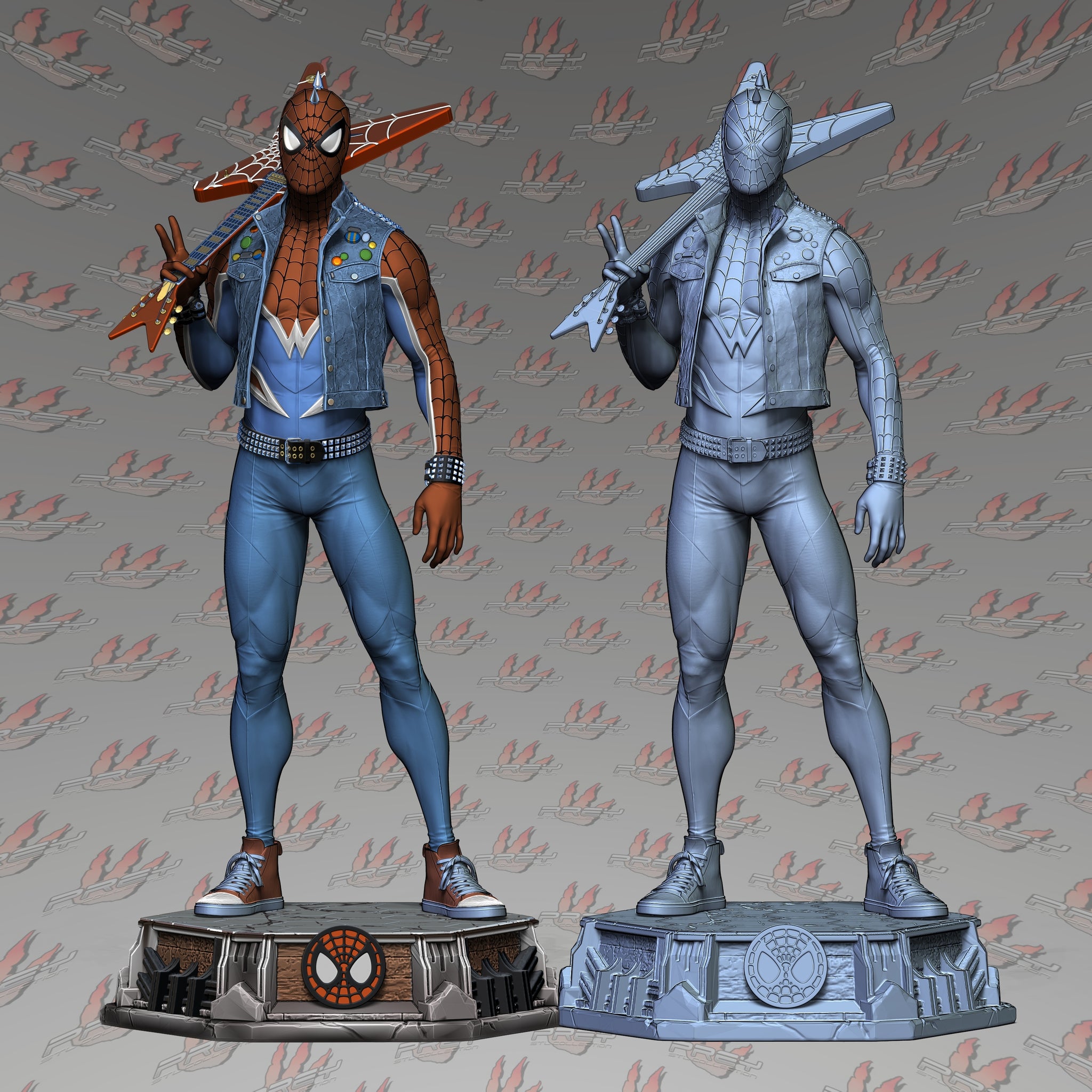 Spider-Punk - Hobart Brown - STL 3D Print Files – My Stl